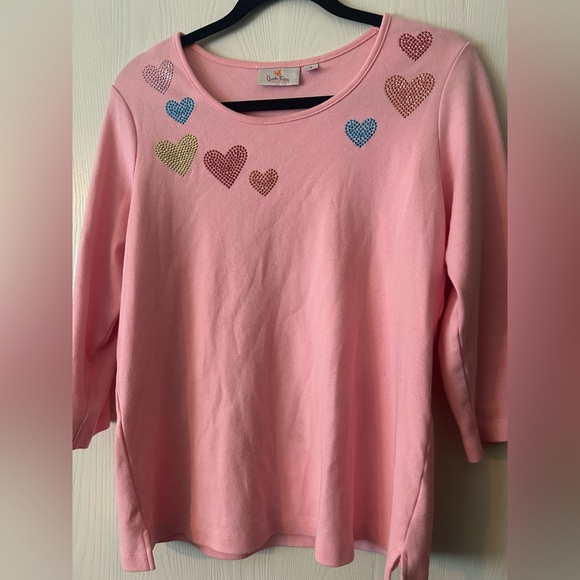 Quacker Factory | Tops | Heart Shirt By Quacker Factory | Poshmark